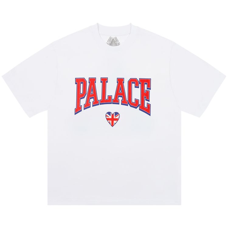 Buy Palace Squad T-Shirt 'White' - P27TS011 | GOAT