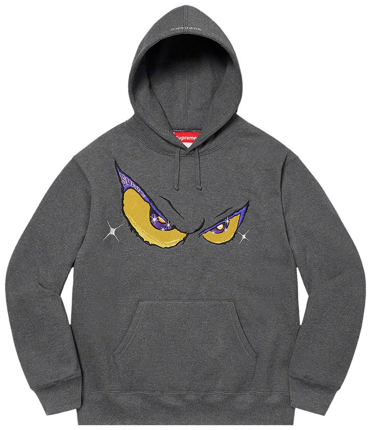Buy Supreme Eyes Hooded Sweatshirt 'Charcoal' - FW21SW47 CHARCOAL | GOAT