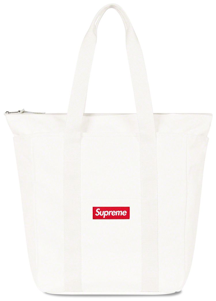 Buy Supreme Canvas Tote 'White' - FW21B26 WHITE | GOAT