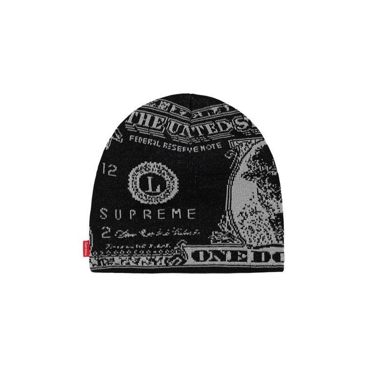 Buy Supreme Dollar Beanie 'Black' - FW21BN38 BLACK | GOAT