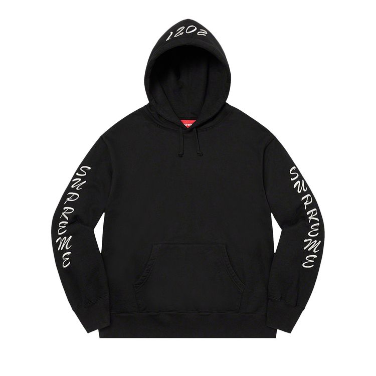 Buy Supreme Guardian Hooded Sweatshirt 'Black' - FW21SW8 BLACK | GOAT