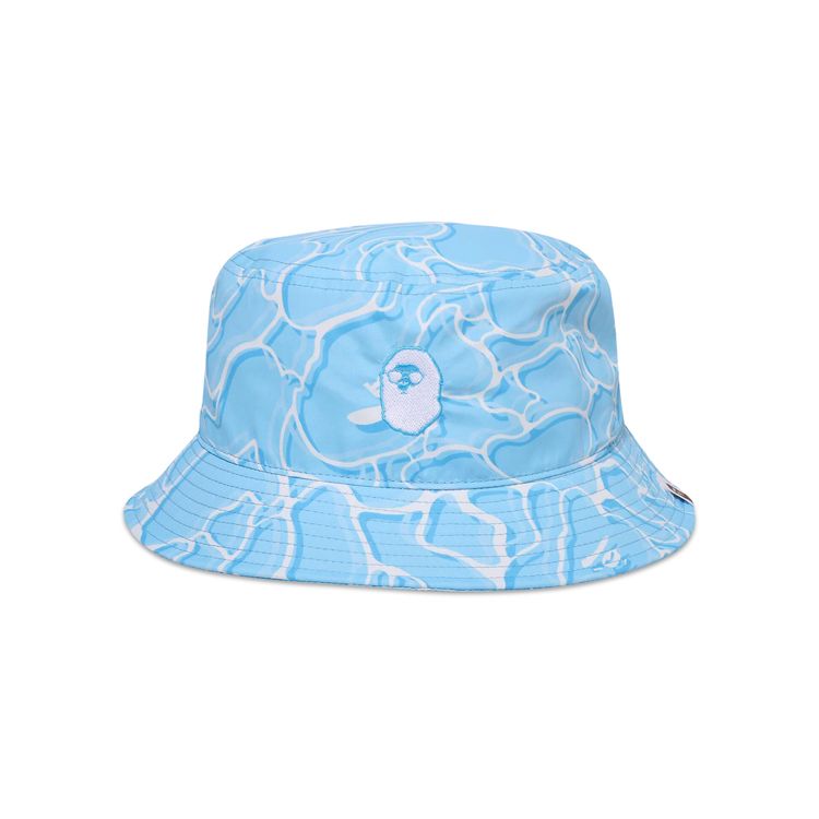 Buy BAPE ABC Sea Surface Camo Bucket Hat 'Blue' - 1K70 181 005 BLUE | GOAT