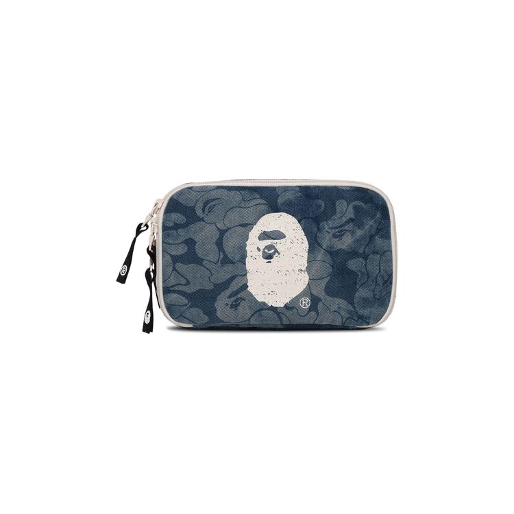Buy BAPE Solid Camo Denim Pouch 'Light Indigo' - 1K80 190 007 LIGHT INDIGO | GOAT