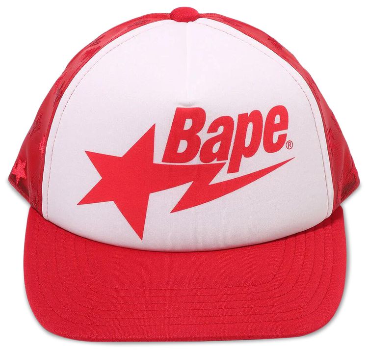 Buy BAPE Sta Mesh Cap 'Red' - 1K80 180 009 RED | GOAT