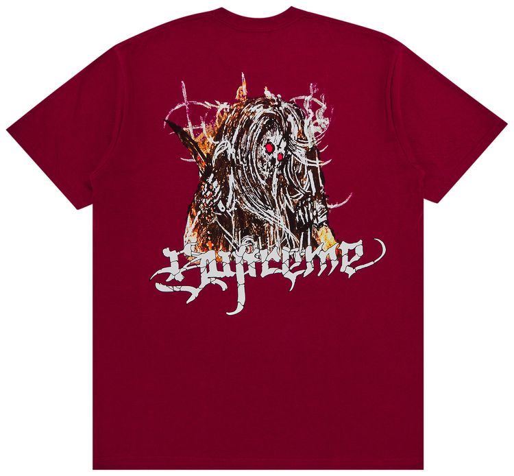 Buy Supreme Satan Tee 'Cardinal' - FW24T27 CARDINAL | GOAT