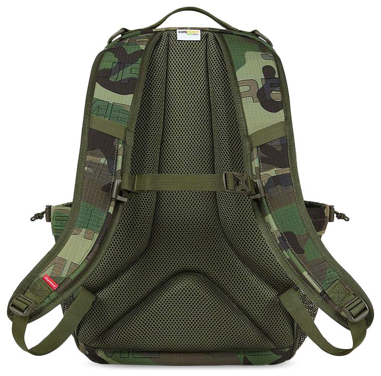 Buy Supreme Backpack 'Woodland Camo' - FW21B9 WOODLAND CAMO | GOAT