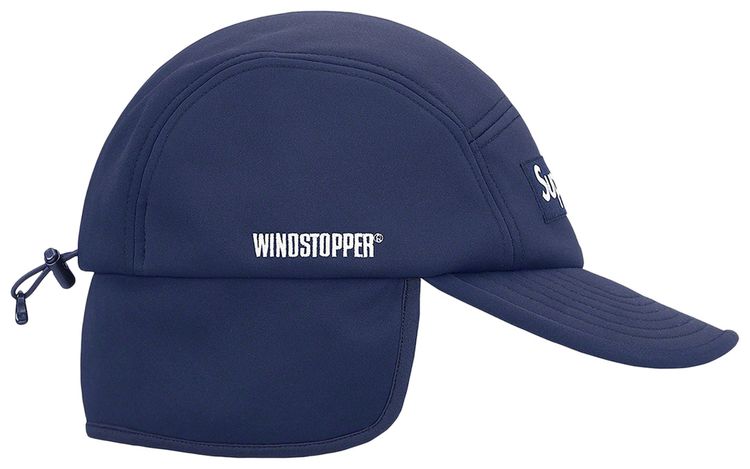 Buy Supreme WINDSTOPPER Earflap Camp Cap 'Navy' - FW21H86 NAVY | GOAT NL