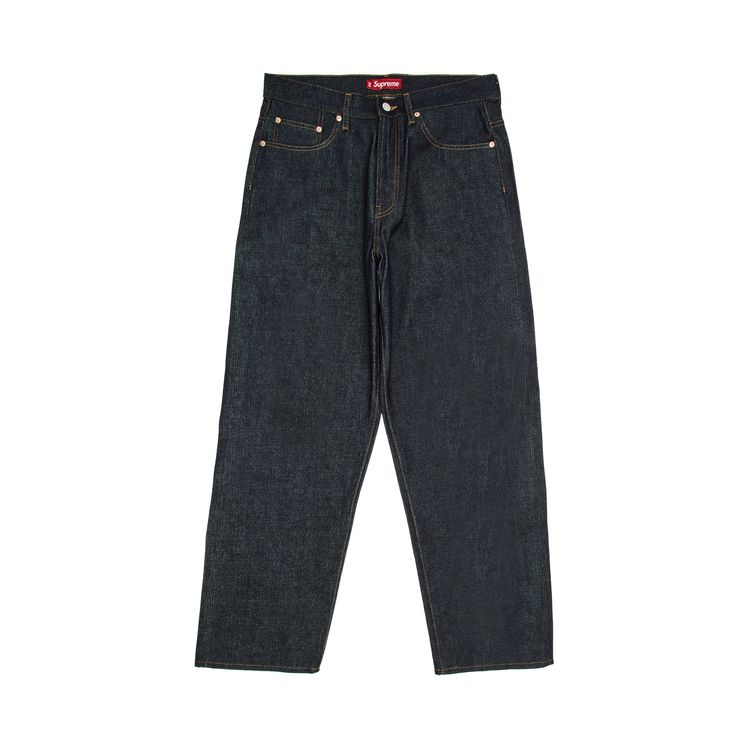 Buy Supreme Rigid Baggy Selvedge Jean 'Indigo' - FW24P26 INDIGO | GOAT