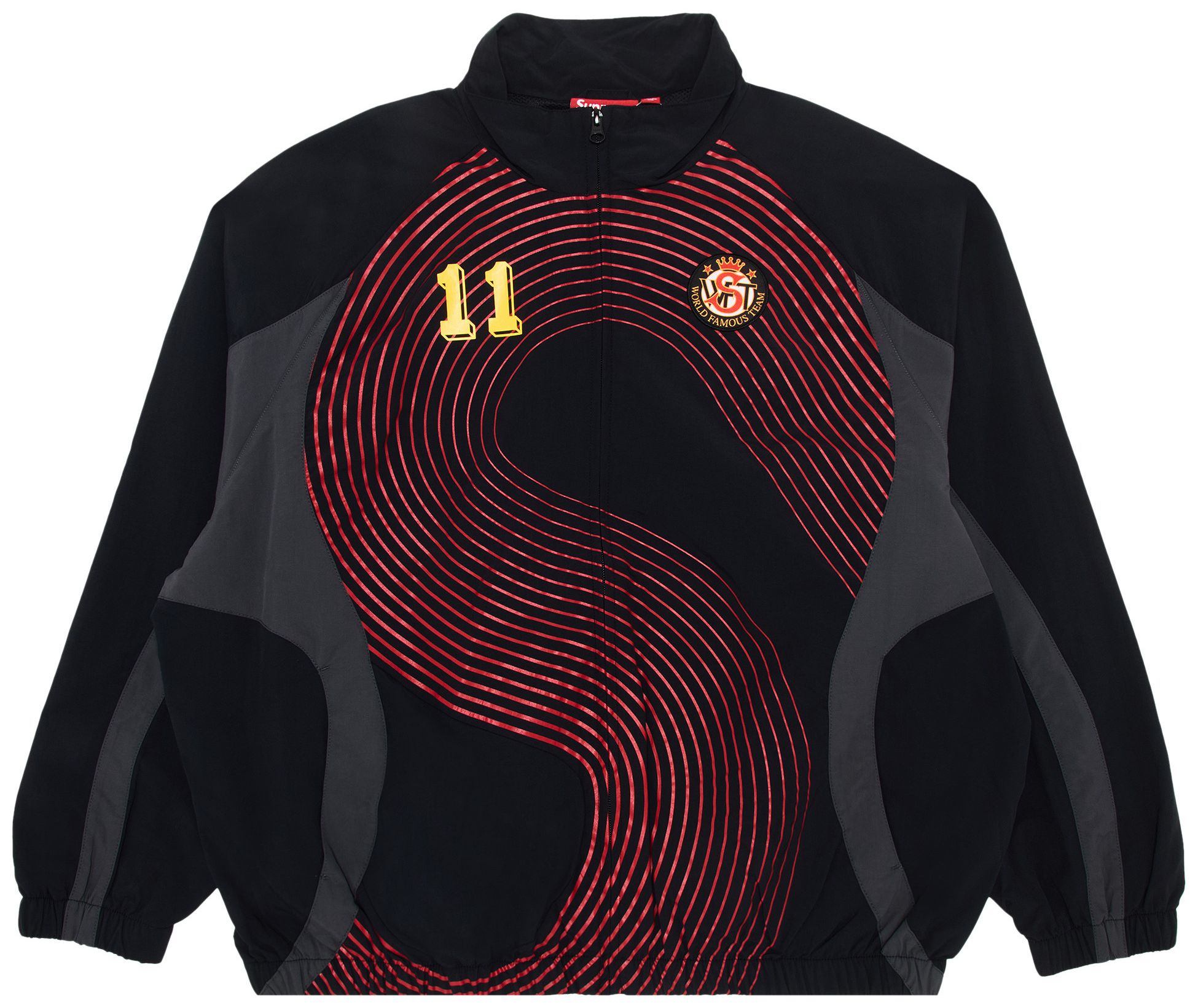 Buy Supreme S Logo Track Jacket 'Black' - FW24J67 BLACK | GOAT