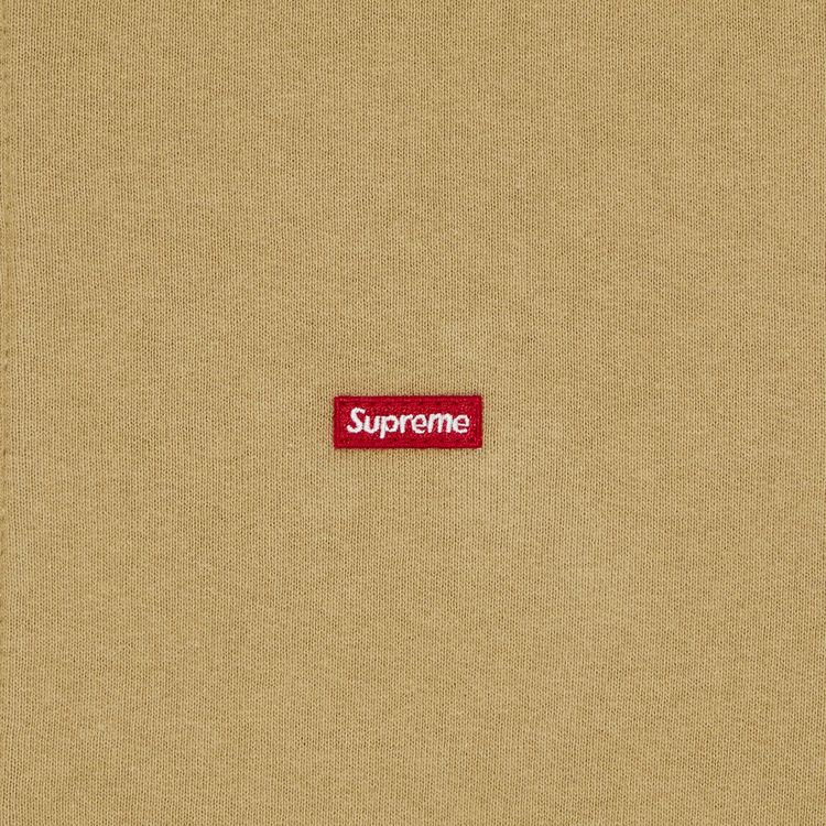 Buy Supreme Small Box Zip Up Hooded Sweatshirt 'Dark Tan' - FW24SW14 ...