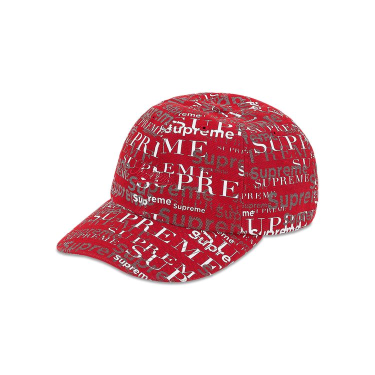 Buy Supreme Logo Pattern 6-Panel 'Dark Red' - FW20H47 DARK RED | GOAT