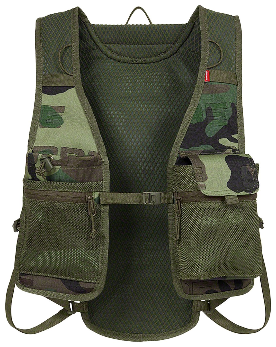 Buy Supreme Pack Vest 'Woodland Camo' - FW21B15 WOODLAND CAMO | GOAT