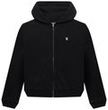 Buy Hellstar Essentials Zip Up Hoodie 'Black' - HS03ZIP002 BLAC | GOAT