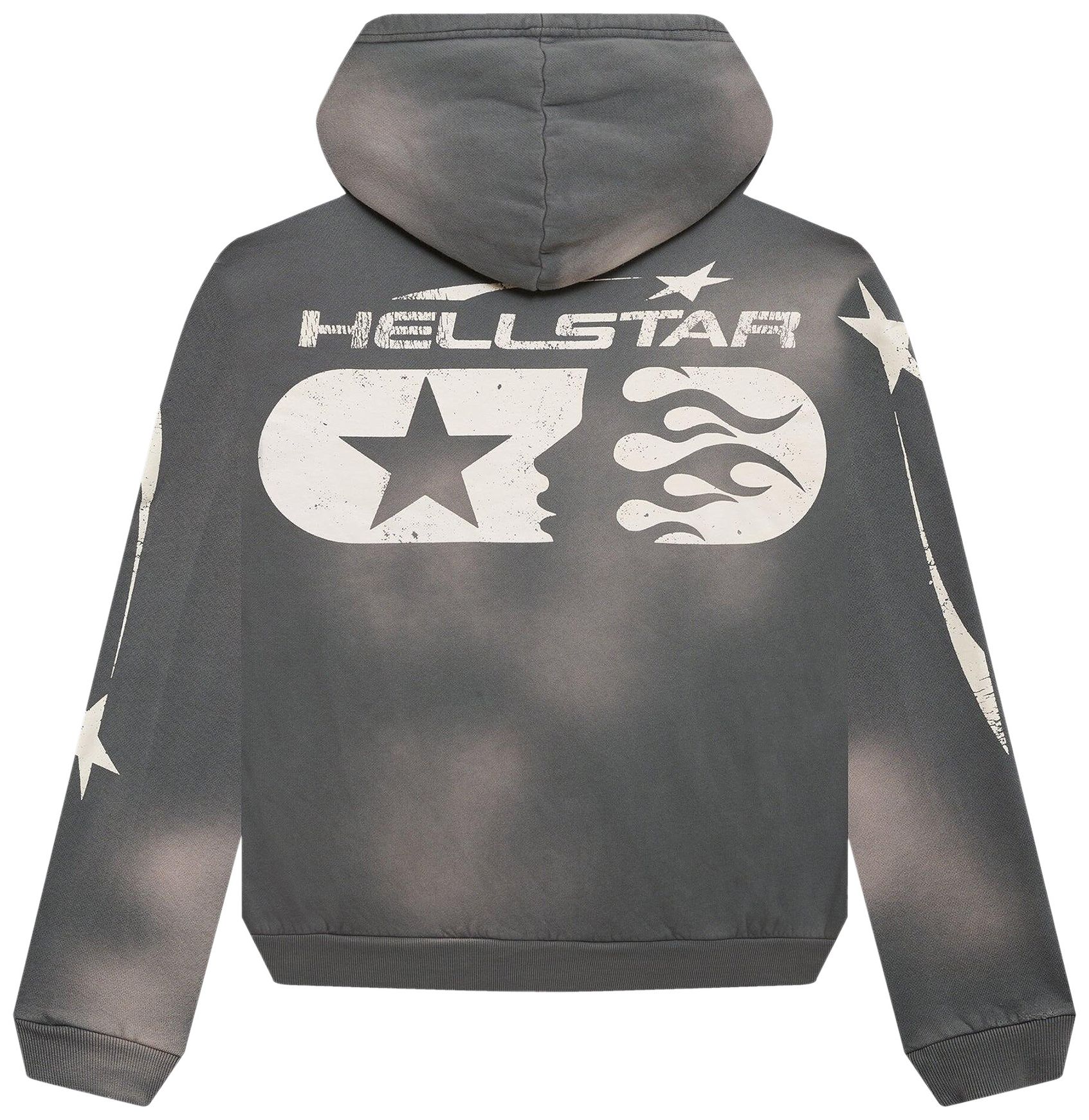 Buy Hellstar Studios Zip Hoodie 'Grey' - HS03ZIP001 GREY | GOAT