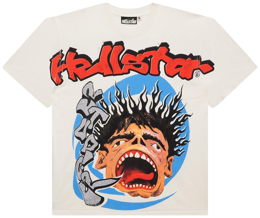 Buy Hellstar Studios Screaming Kid T-Shirt 'White' - HS02TEE001 WHIT | GOAT