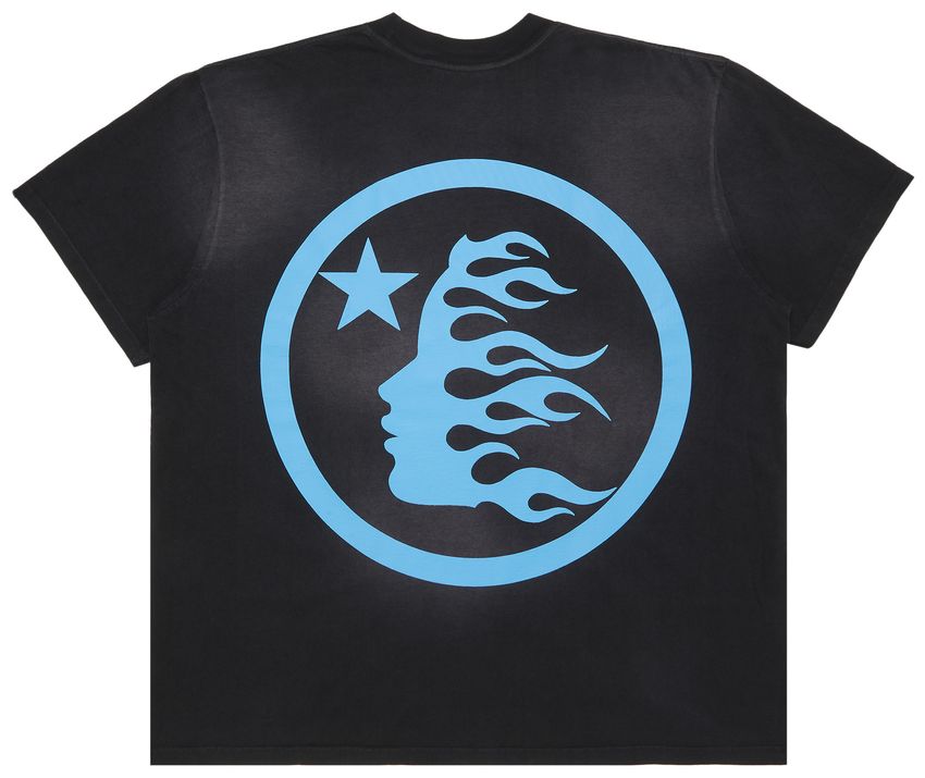 Buy Hellstar Classic T-Shirt (Regular Print) 'Black/Blue ...