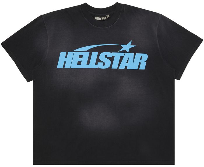 Buy Hellstar Classic T-Shirt (Regular Print) 'Black/Blue ...