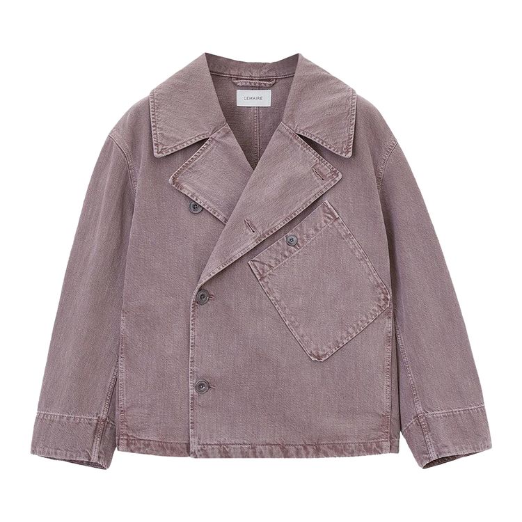 Buy Lemaire Dispatch Jacket 'Denim Snow Mauve' - OW334 LD1017 PU814 | GOAT