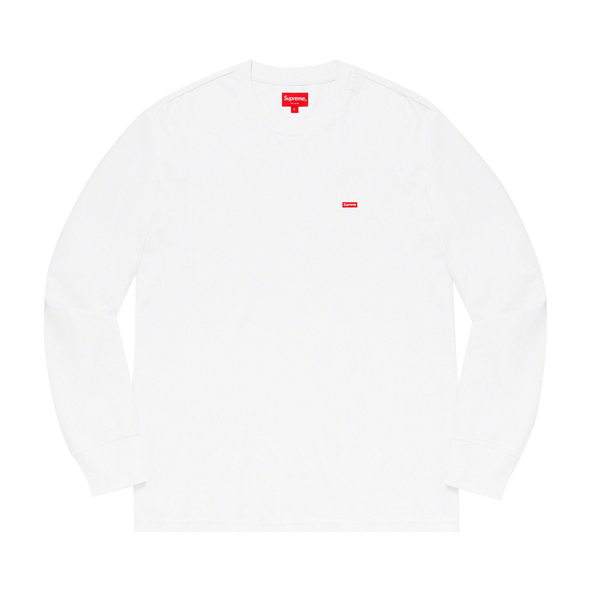 Buy Supreme Small Box Long-Sleeve Tee 'White' - FW20KN6 Buy Supreme Small Box Long-Sleeve Tee 'White' - FW20KN6