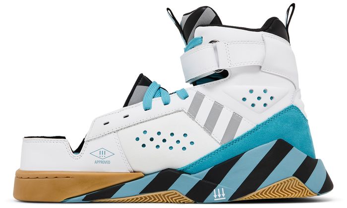 Buy MSCHF BWD High 'White Black Blue' - MSCHF004 HIGH | GOAT