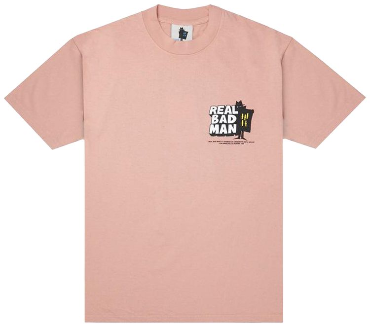 Buy Real Bad Man Classics Short Sleeve Tee Coral Rbm130270 Cora Goat