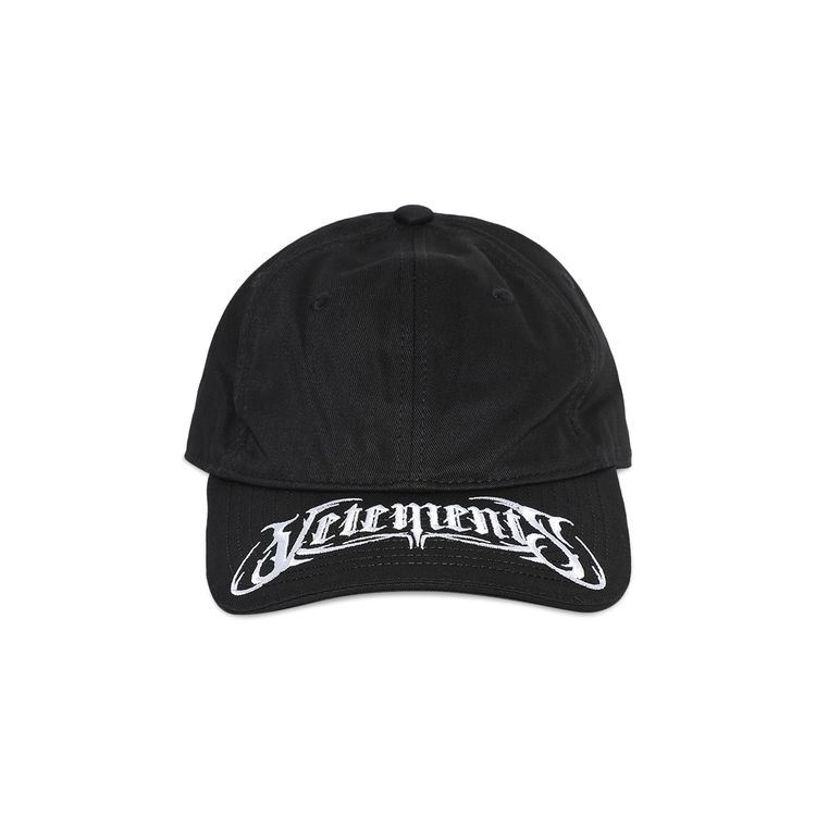 Buy Vetements Metal Logo Cap 'Black' - UA65CA180B BLAC | GOAT
