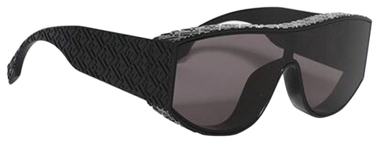 Buy Fendi Lab Shield Sunglasses Shiny Blacksmoke Fe40128im0001a
