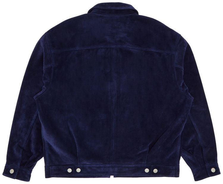 Buy Supreme Suede Work Jacket 'Blue' - FW24J87 BLUE | GOAT