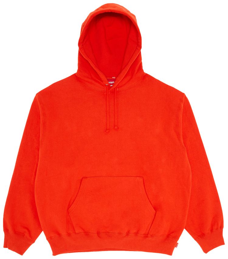Buy Supreme Satin Appliqué Hooded Sweatshirt 'Bright Orange' - FW24SW37 ...
