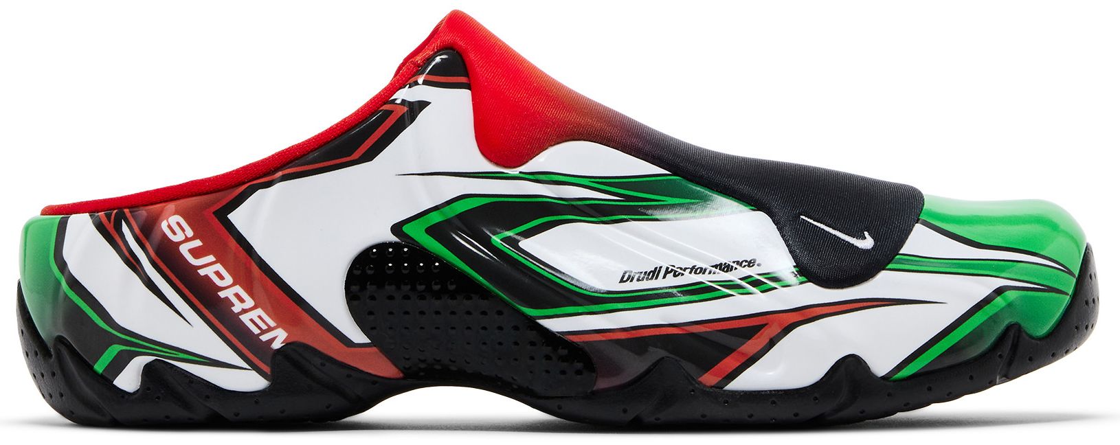 Buy Nike Supreme x Clogposite 'White Gym Red Green' - FN0289 100 | GOAT