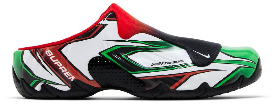 Buy Nike Supreme x Clogposite 'White Gym Red Green' - FN0289 100 | GOAT