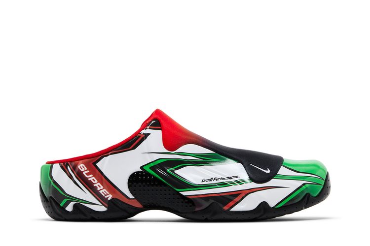 Buy Nike Supreme x Clogposite 'White Gym Red Green' - FN0289 100 | GOAT