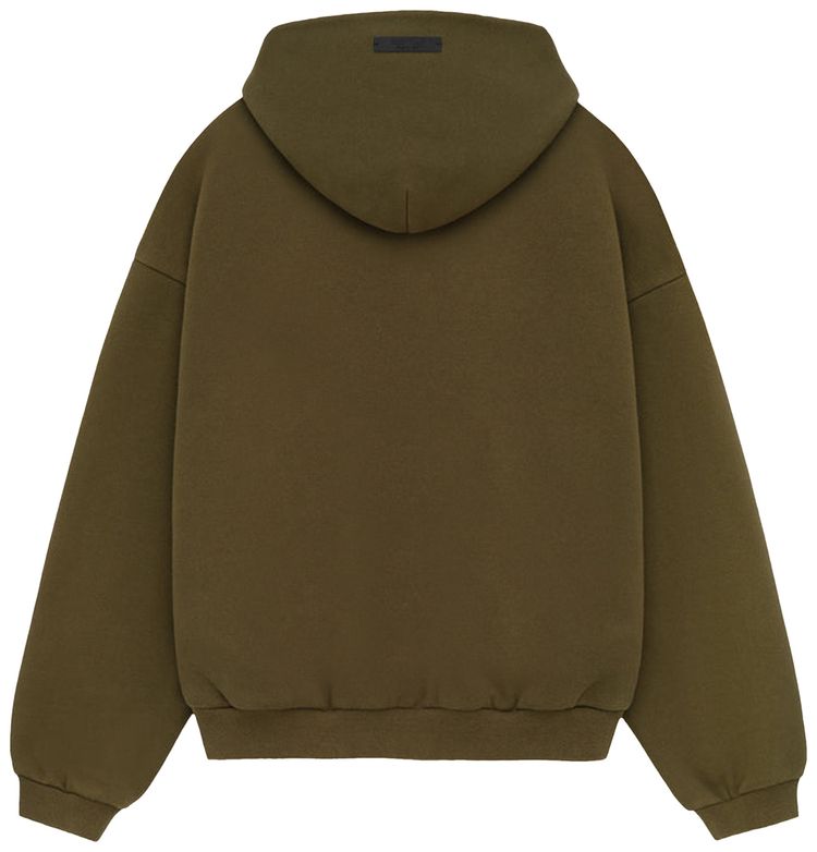 Buy Fear of God Essentials Kids Fleece Hoodie 'Olive' - 785BT242044K | GOAT
