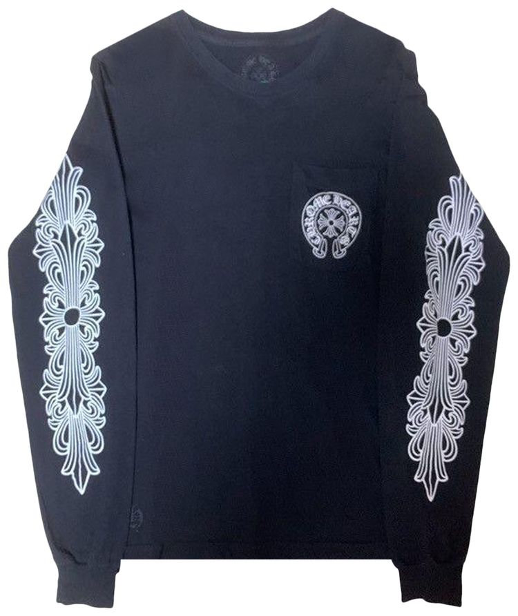 Achetez des Chrome Hearts Floral Long-Sleeve 'Black' - 020 029762 | GOAT FR