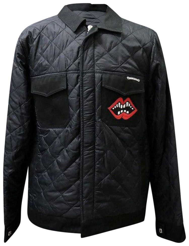Buy Chrome Hearts x Matty Boy Chomper Quilted Nylon Jacket 'Black ...