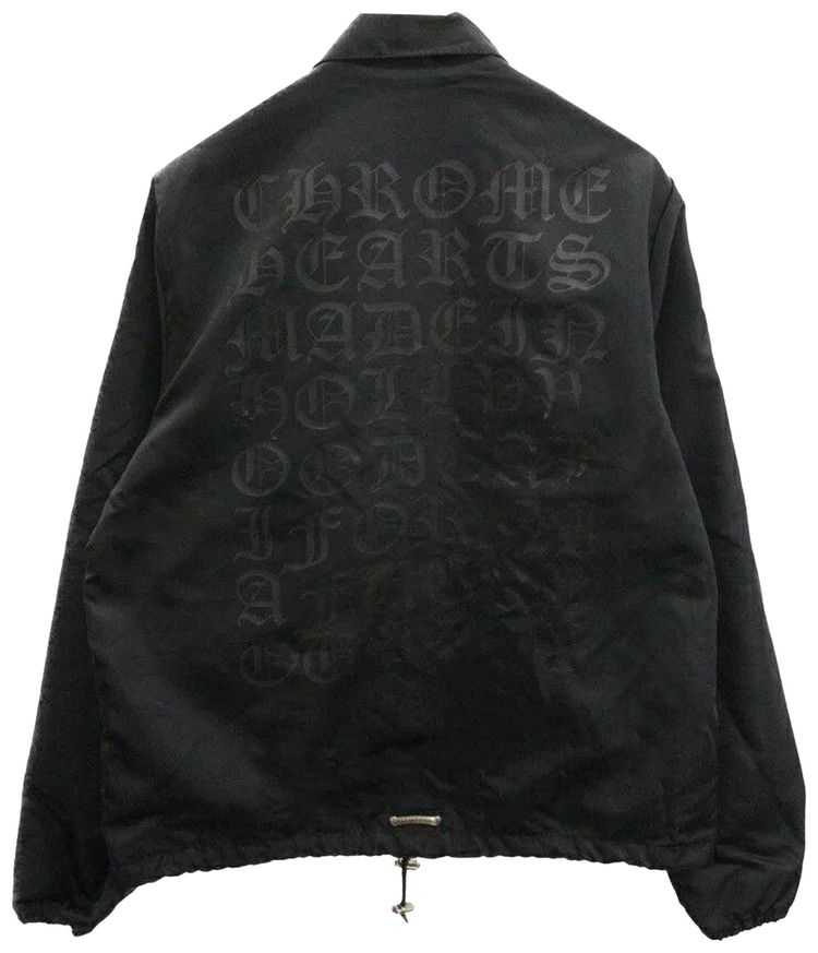 Buy Chrome Hearts Nylon Riggins Coach Jacket 'Black' - 1383 ...