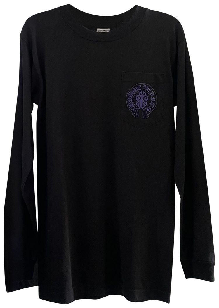 Buy Chrome Hearts Staff Long-Sleeve 'Black' - 1383 100000103LS BLAC | GOAT