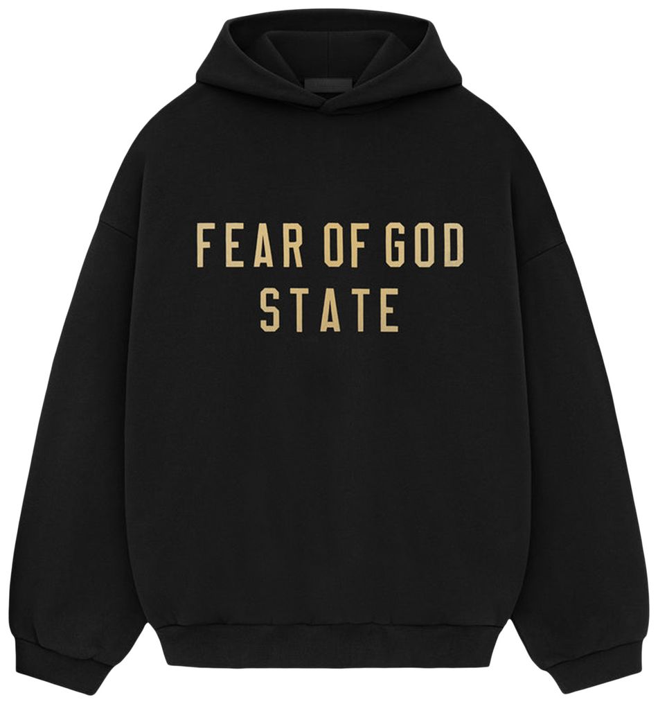 Buy Fear of God Essentials Fleece Hoodie 'Black' - 192BT246250F | GOAT