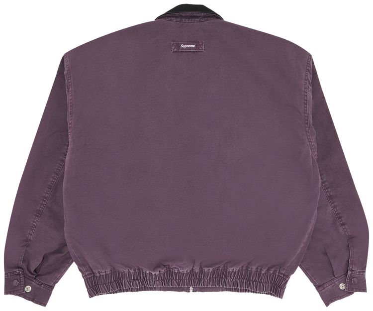 purple utility jacket