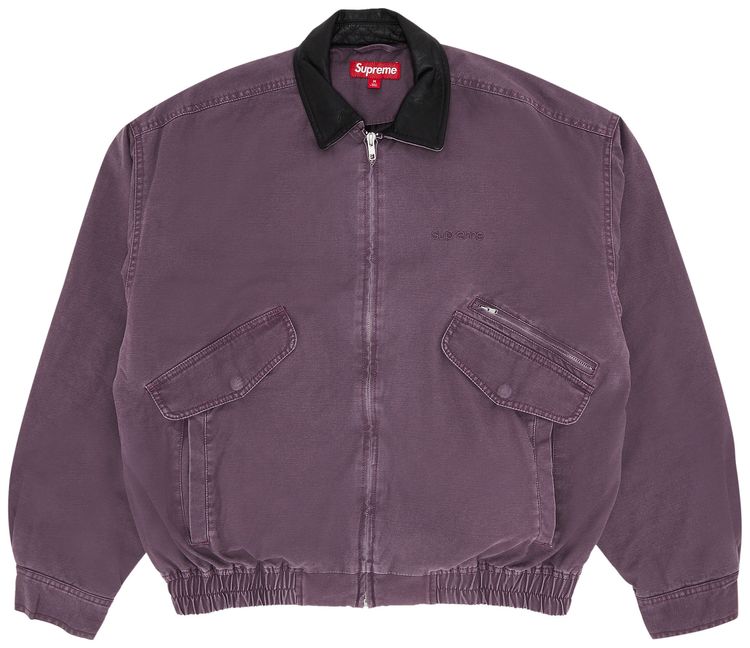 purple utility jacket