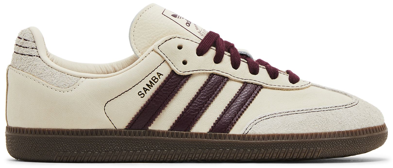 Buy Adidas Wmns Samba OG 'Wonder White Maroon' - IG1987 | GOAT