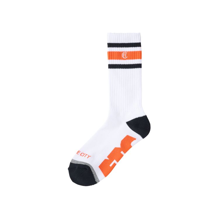 Buy FTC Team Socks 'White/Orange' - FTC024AWAUW02 WHIT | GOAT UK