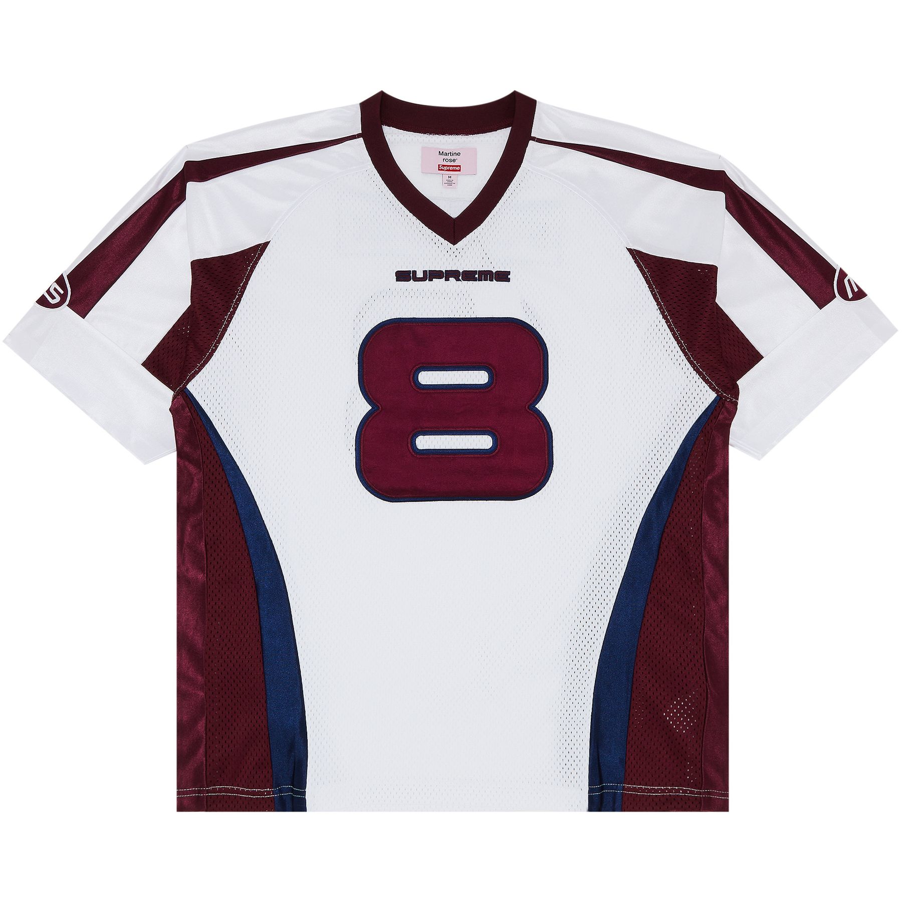 Buy Supreme x Martine Rose Football Jersey 'White' - FW24KN86 WHITE | GOAT