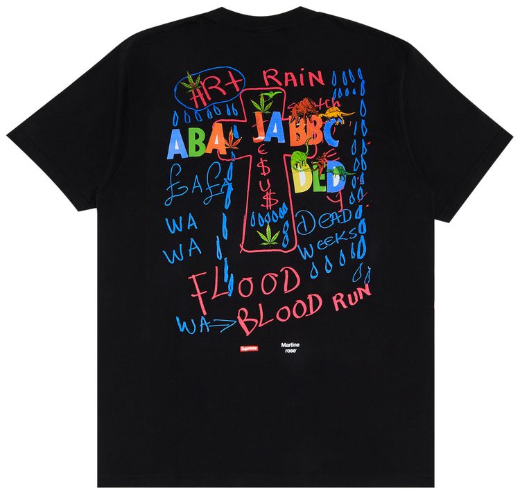 Buy Supreme x Martine Rose Lee Scratch Perry Tee 'Black' - FW24T15 ...