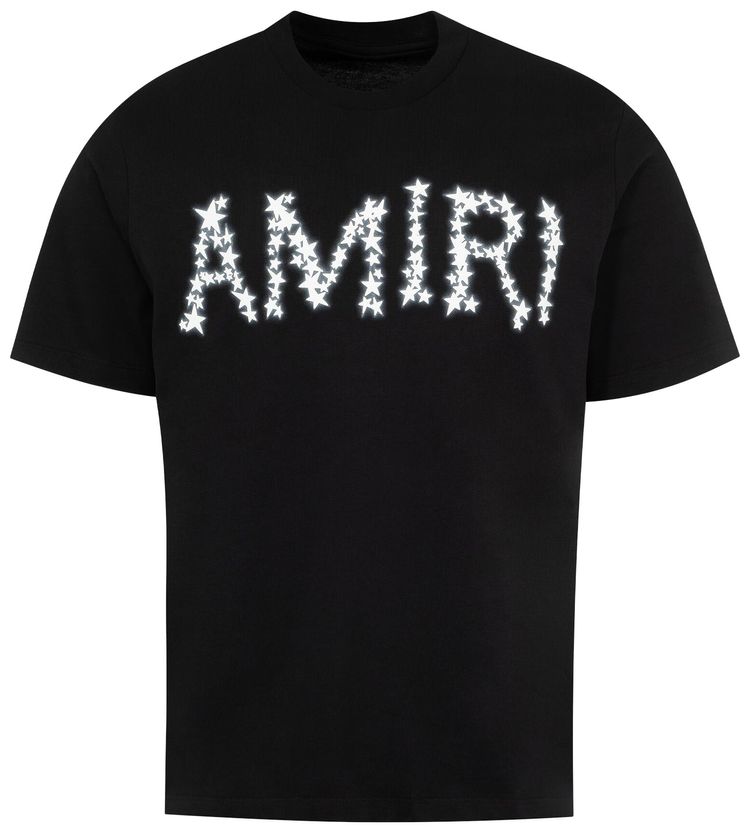 Buy Amiri Stars Logo Tee 'Black' - AMJYTE1101 BLAC | GOAT