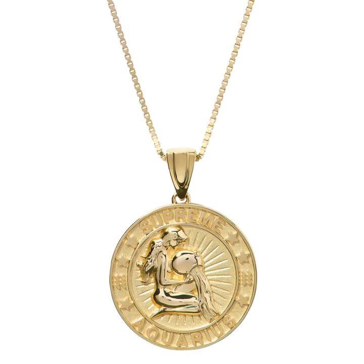 Buy Supreme x Jacob&Co 14K Gold Zodiac Pendant 'Gold - Aquarius ...