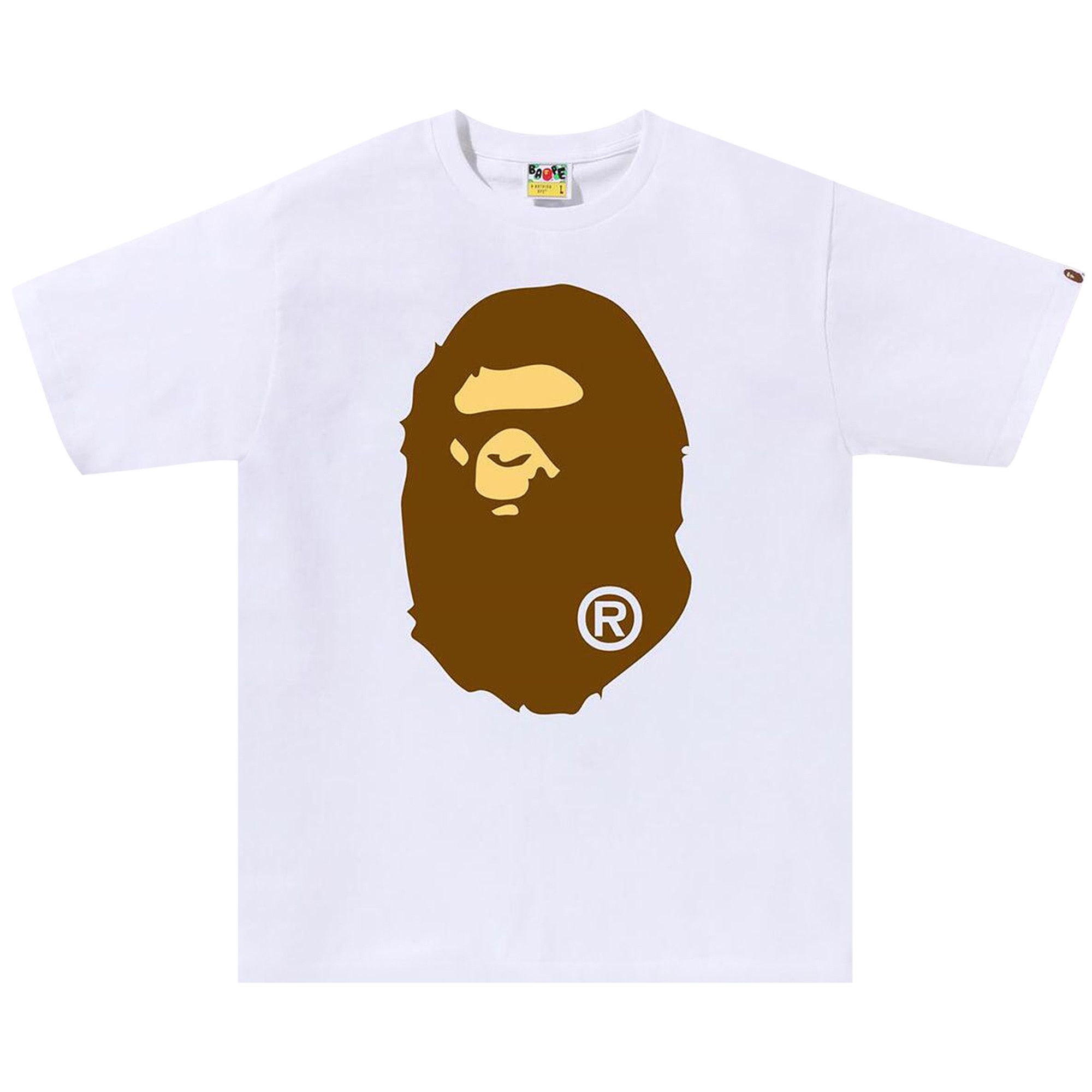 Buy BAPE Big Ape Head Tee 'White' - 1K80 110 002 WHITE | GOAT