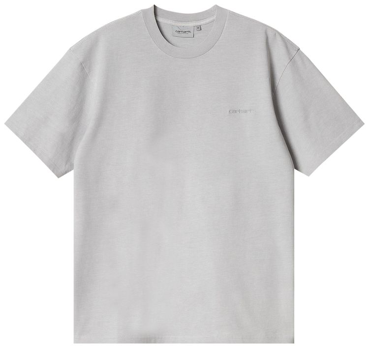 Buy Carhartt Wip Duster Script T Shirt Basalt Garment Dyed