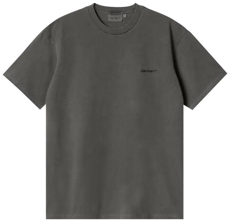 Buy Carhartt Wip Duster Script T Shirt Black Garment Dyed I033622