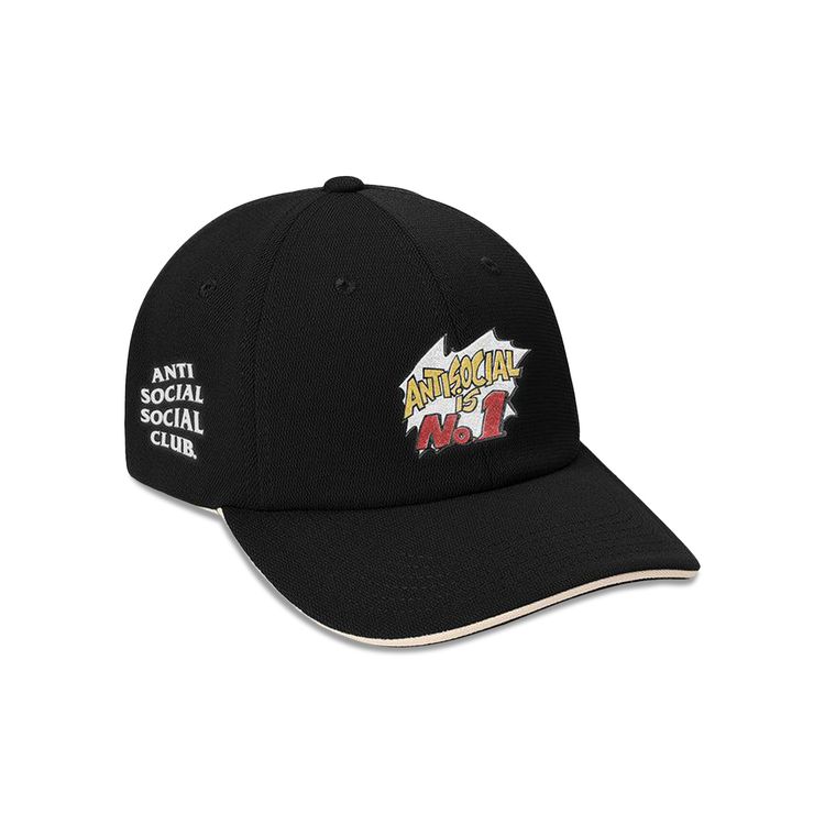 Buy Anti Social Social Club First Place Cap 'Black' - ASSC24824AC02 | GOAT